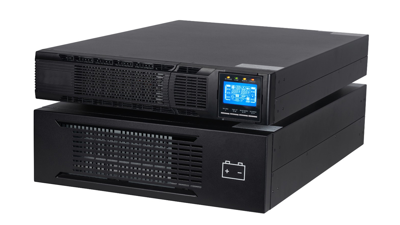 ERT1 - 19" RACK UPS ONLINE DOUBLE CONVERSION, SINE WAVE, 1 TO 10KVA - K-factor